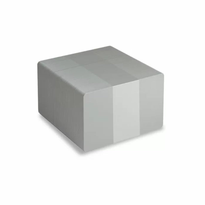 PVC CR80 Grey Coloured Cards With Solid Core Coloured Edges - 1 - 100